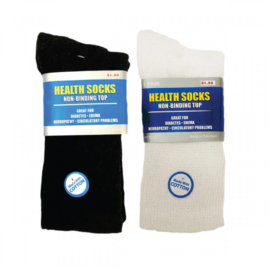 LADIES NON-BINDING TOP HEALTH SOCKS #435DC